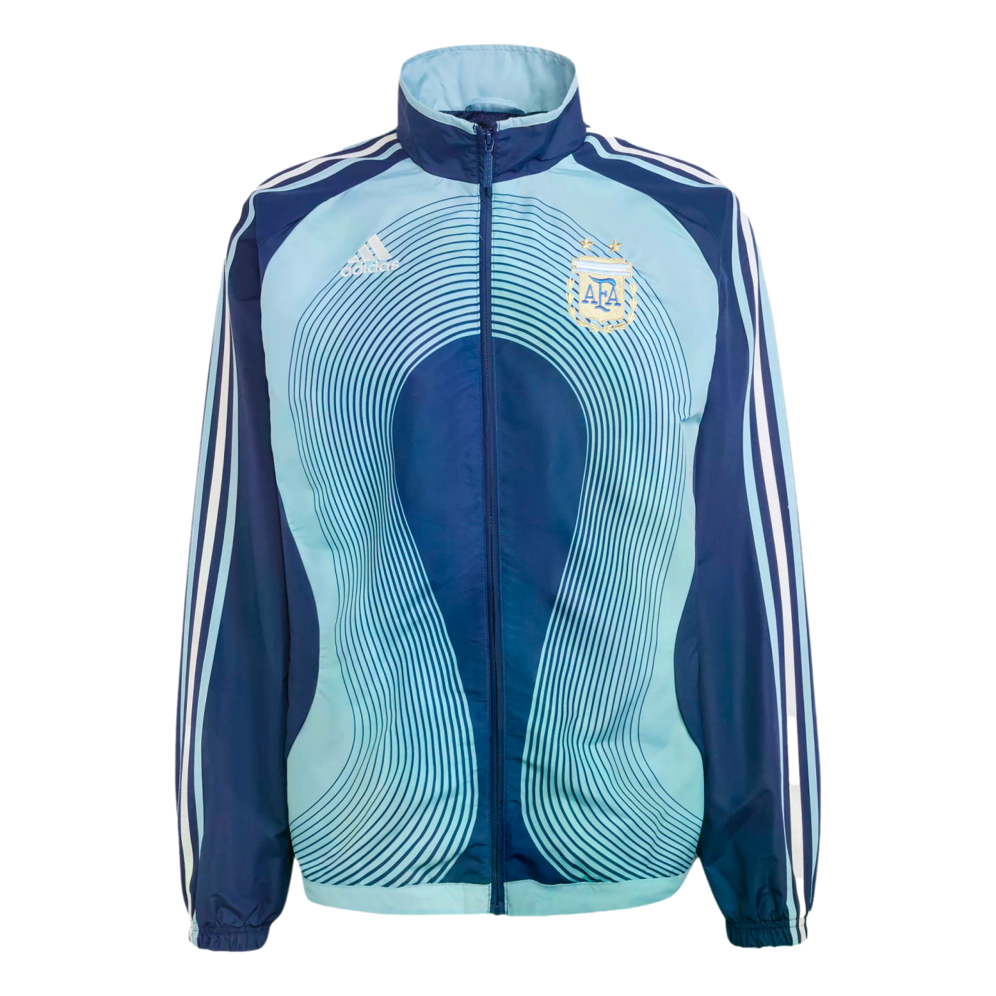 Argentina Retro 2006 Away Track Top Soccer JZ2214 Navy Blue – Stefans ...