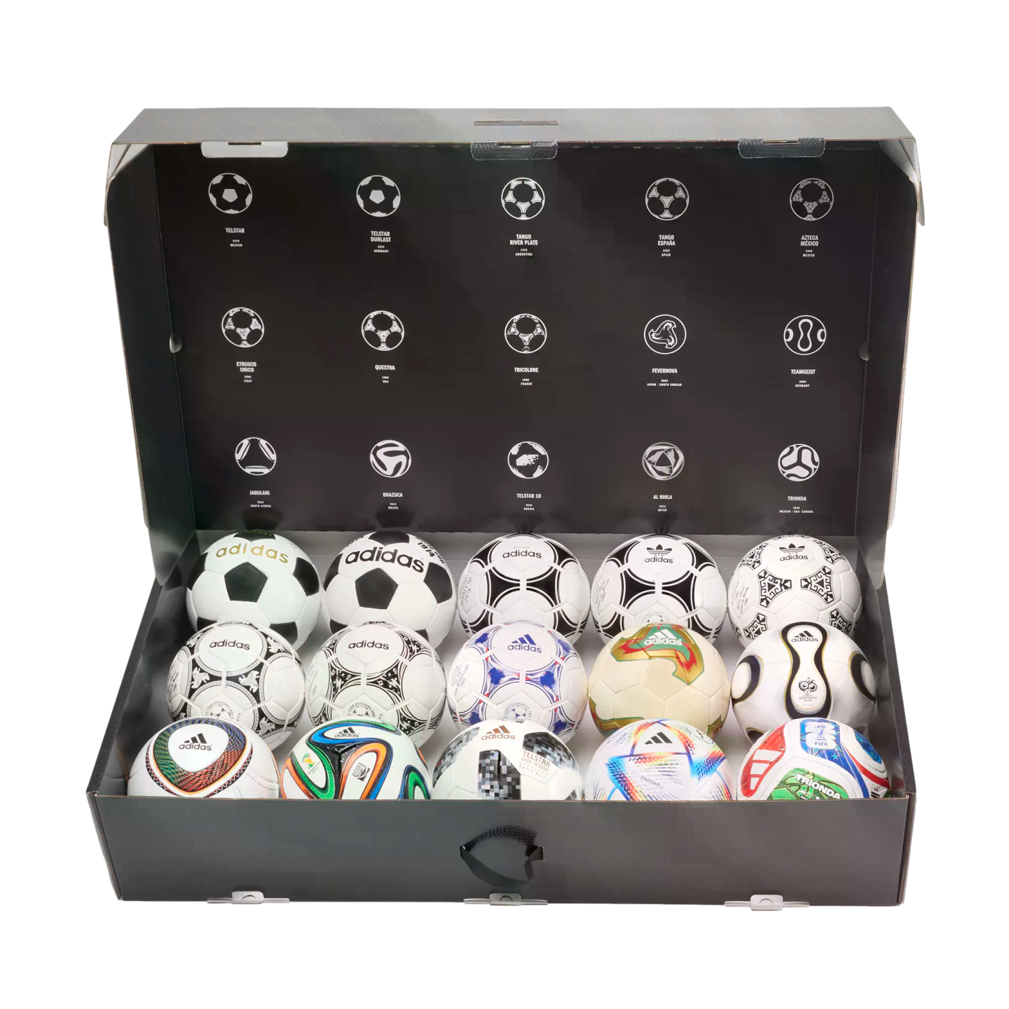 Adidas World Cup Historical Match Ball Set Soccer KB1812 Multi ...